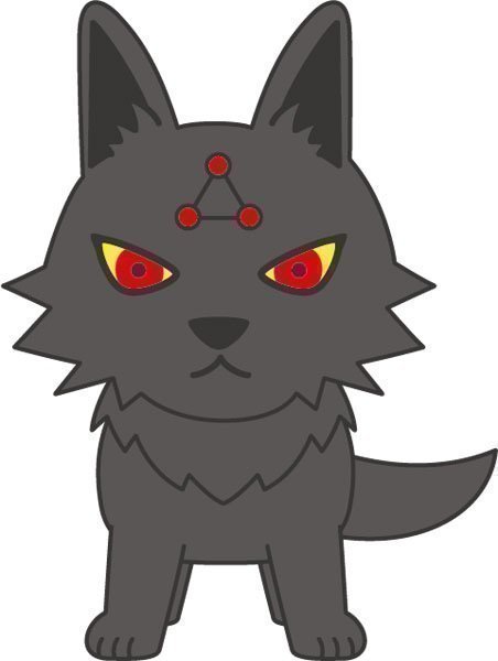 Fushiguro's Shikigami Plush Keychain Divine Dog: Black -- Jujutsu ...